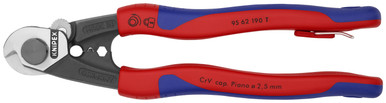Knipex 95 62 190 T BKA KN | Wire Rope Cutters, Multi-Component ...