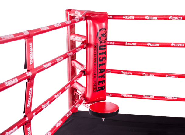 Outslayer Heavy Duty Deluxe Silent Boxing Ring 20' x 20' Low Boy