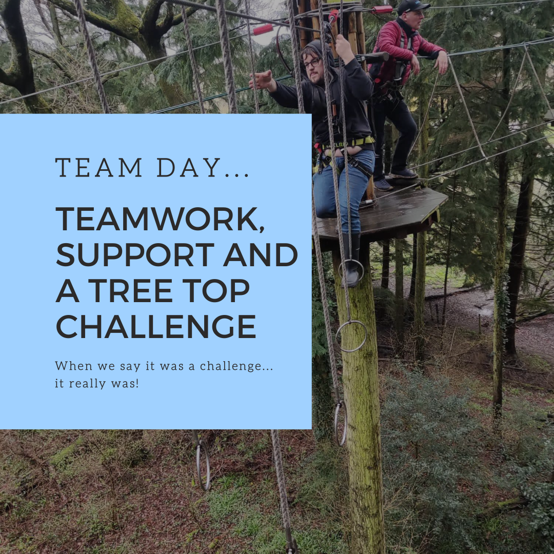 TEAMWORK, SUPPORT AND A TREE TOP CHALLENGE! - TRACOuk