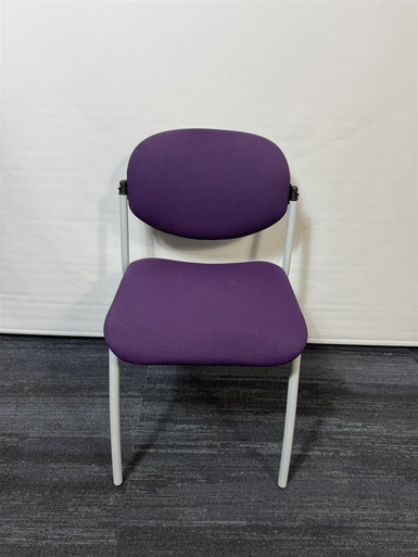 Dark Purple Stackable Chair (7AE-974-A90) - TRACOuk
