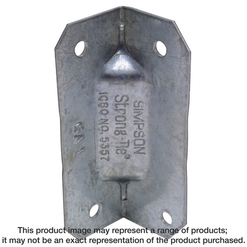 Simpson Strong-Tie GA1 GA 2-3/4 in. 18-Gauge Galvanized Gusset Angle ...