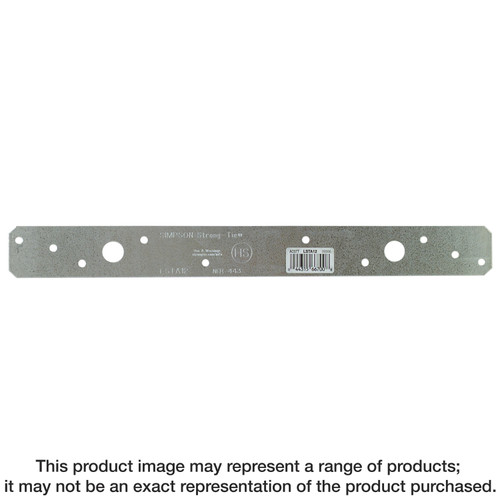 Simpson Strong-Tie LSTA12 LSTA 1-1/4 in. x 12 in. 20-Gauge Galvanized ...