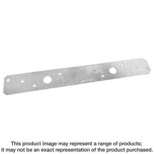 Simpson Strong-Tie MSTA9 MSTA 9-in. 18-Gauge Galvanized Medium Strap ...