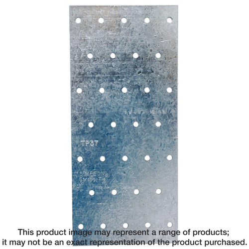 Simpson Strong-Tie TP37 TP 3-1/8 in. x 7 in. 20-Gauge Galvanized Tie ...