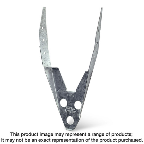 Simpson Strong-Tie LMA4Z LMAZ ZMAX® Galvanized Mudsill Anchor for 2x4 ...