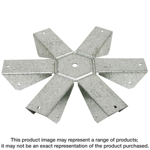 Simpson Strong-Tie GT6Z GT ZMAX® Galvanized 18-Gauge Gazebo Tie for 6 ...