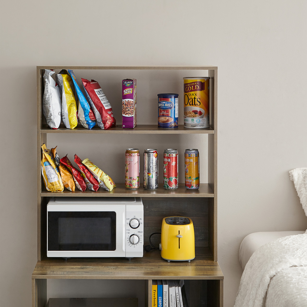 MINI FRIDGE DORM STATION - BLACK