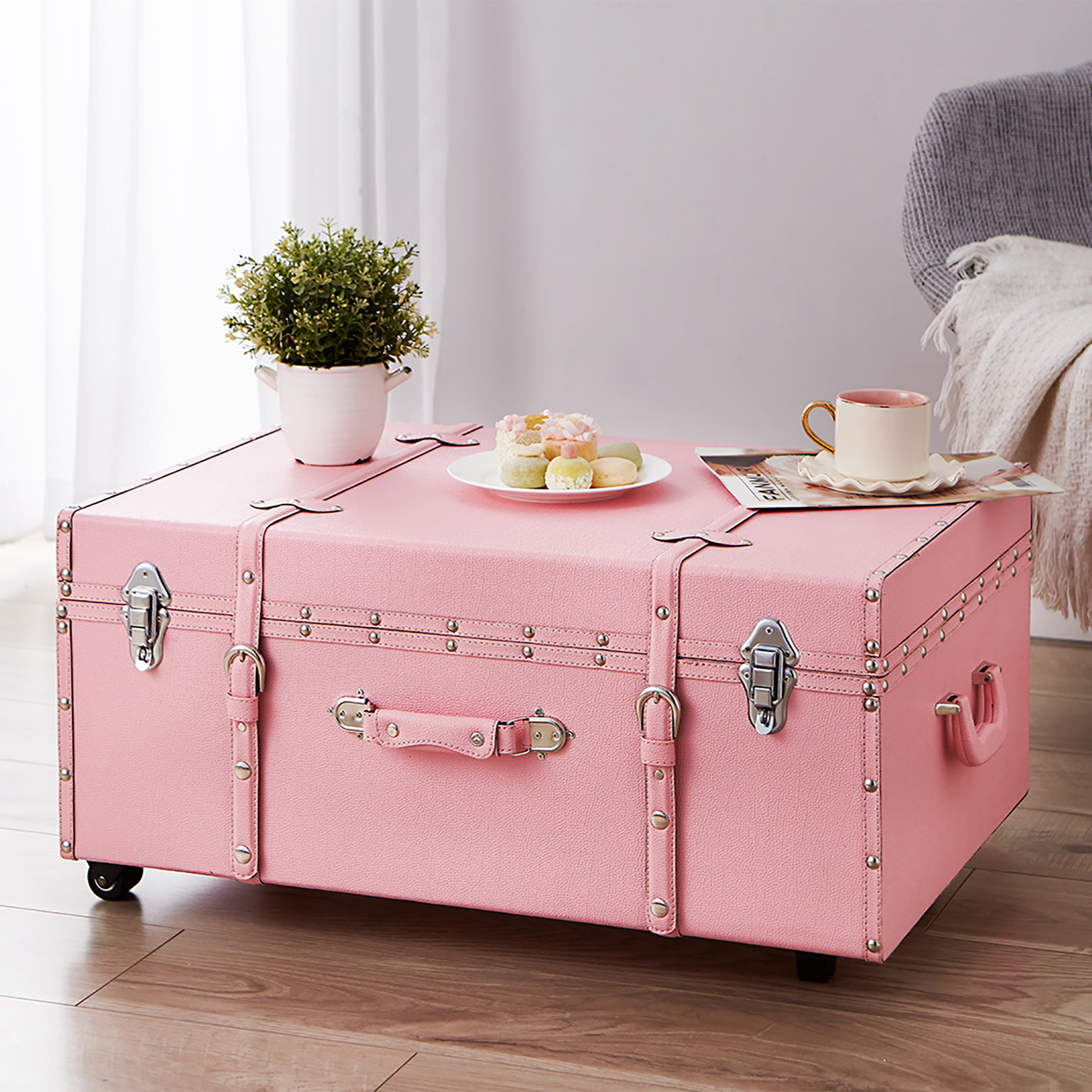 Texture® BRAND TRUNK - BABY PINK