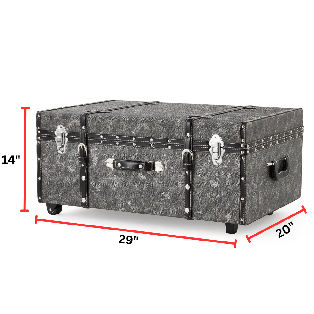 DESIGNER DORM TRUNK - JEANS BLACK