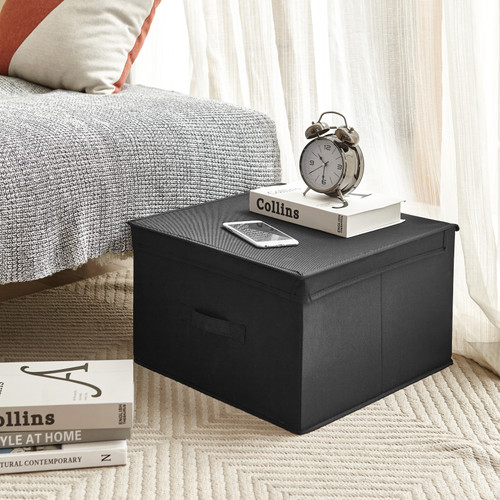 JUMBO STORAGE BOX (4-PACK) - BLACK