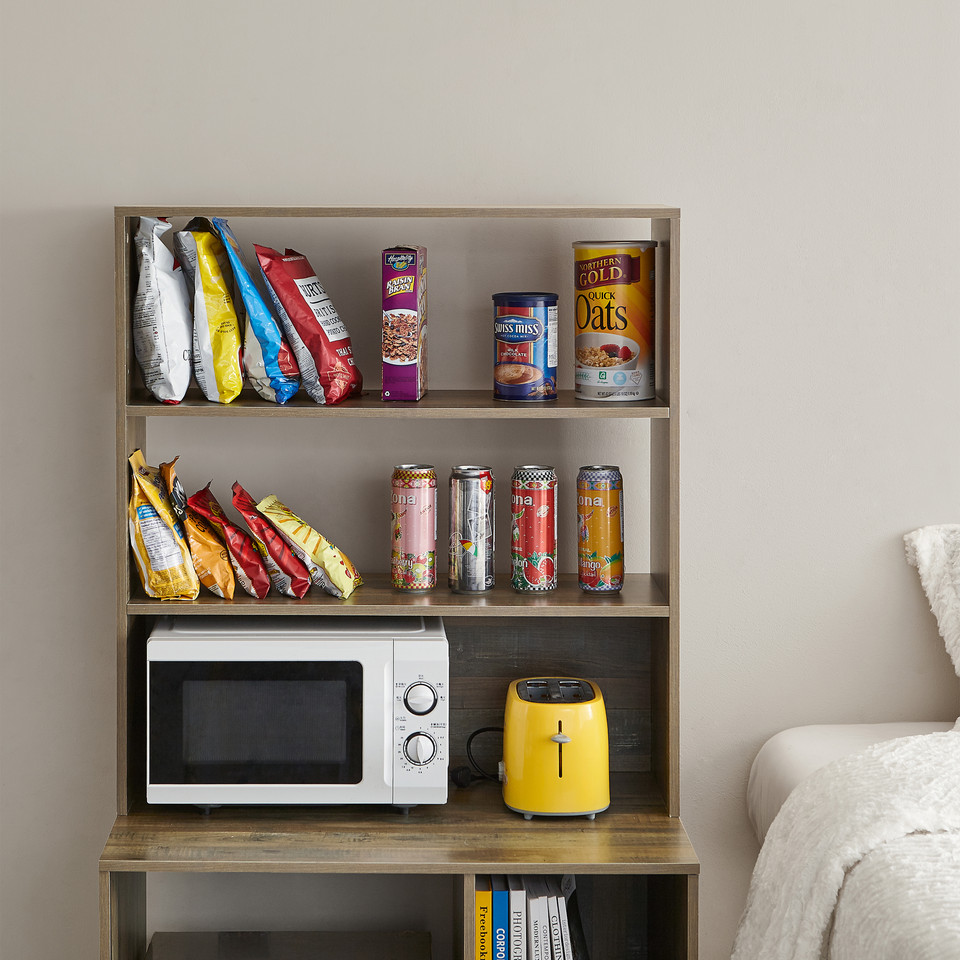 MINI FRIDGE DORM STATION - BLACK