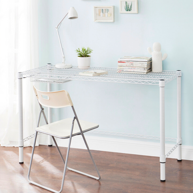 CARBON STEEL DESK - STANDARD SIZE - WHITE