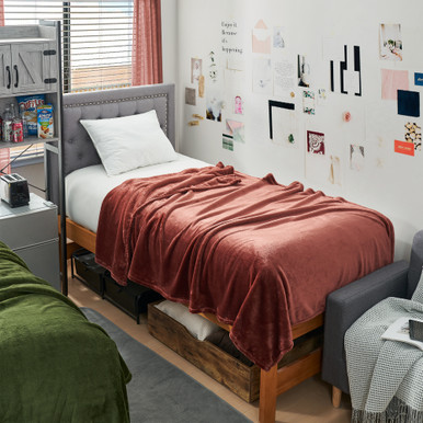 ME SOOO COMFY® BED BLANKET - ROASTED RUSSET