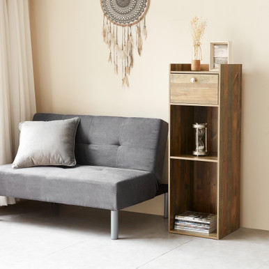 EXTRA TALL BOOKCASE TABLE - WHITE