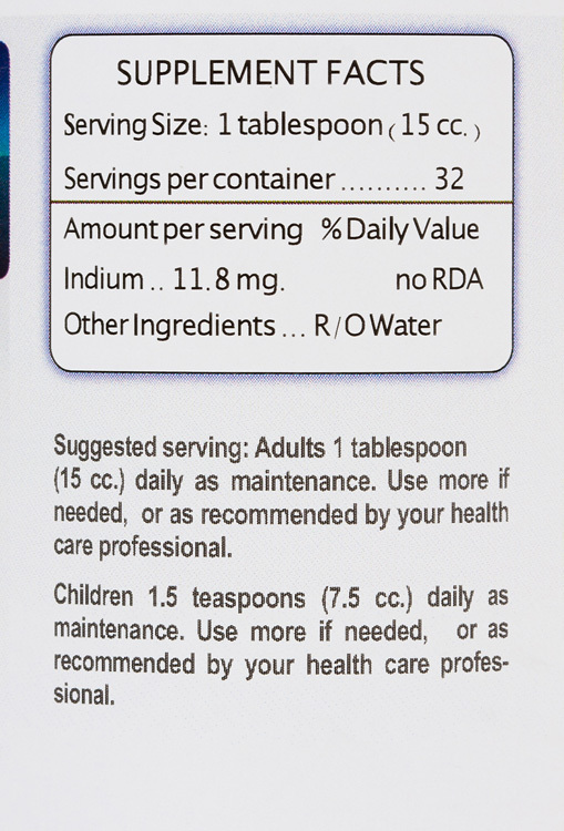 World Health Indium Mini Mineral