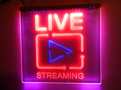 2 Color Live Streaming LED Sign