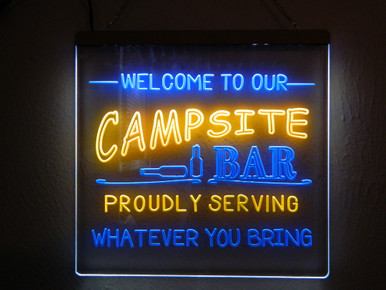 Custom Campsite Bar Sign