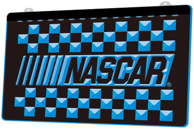 NASCAR Checkered Acrylic LED Sign
