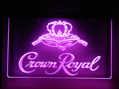 Crown Royal Acrylic LED Sign