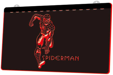 Custom Made Spiderman Light: Acrylic LED Sign