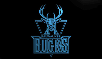 Milwaukee Bucks Light: Custom Acrylic LED Sign