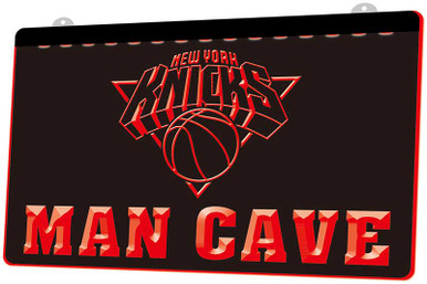 New York Knicks Man Cave Acrylic LED Sign