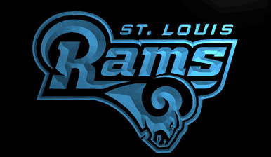 Los Angeles Rams Acrylic LED Sign