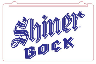 3D Engraved Custom Made Acrylic LED Shiner Bock Sign