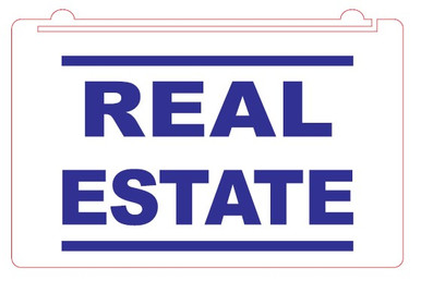 3D Engraved Custom Made Acrylic LED Real Estate Sign