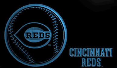 Cincinnati Reds Acrylic LED Sign
