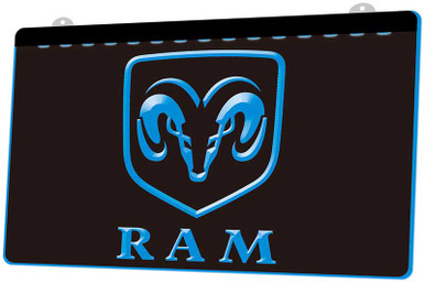 Dodge Ram Acrylic LED Sign
