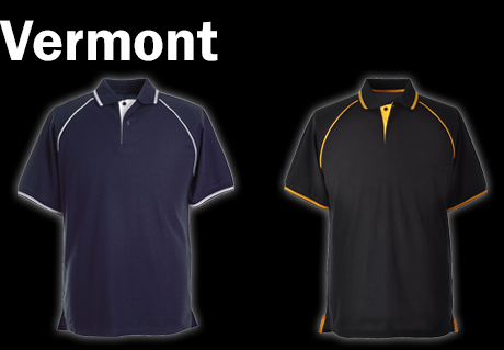 VERMONT Polo Shirt - Navy/White - Shield Online