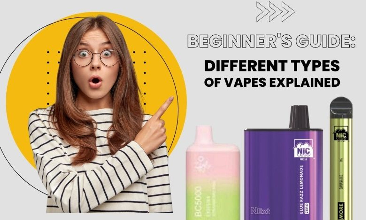 A Beginner's Guide: Different Types of Vapes Explained - Vape More Inc