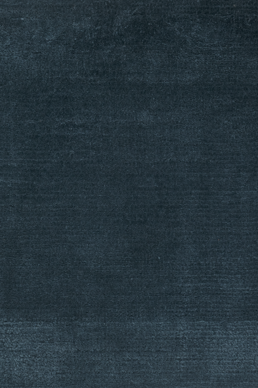 Polished Cotton Midnight rug by The Rug Company
