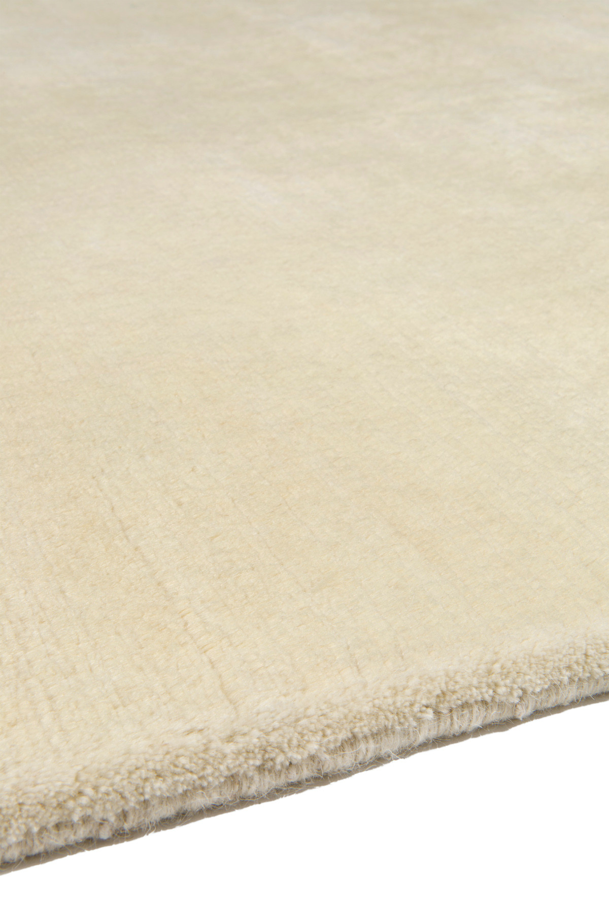 Mohair Natural Mohair rug by The Rug Company