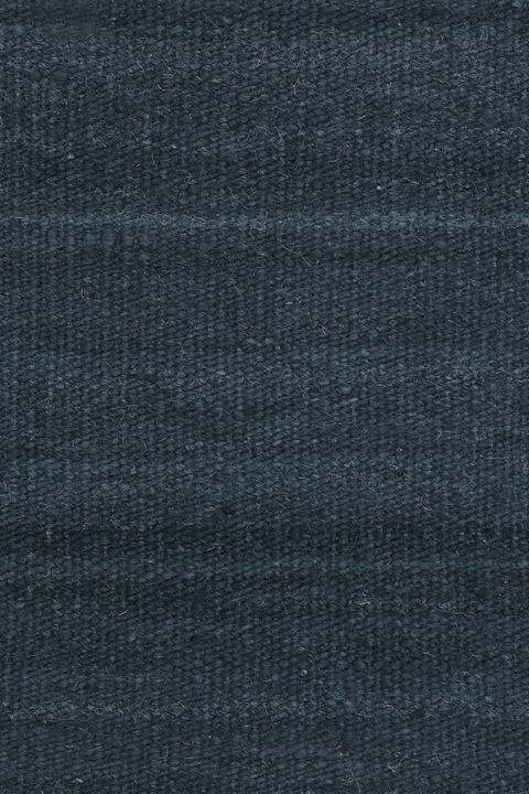 Flatweave Handcarded Wool Midnight rug by The Rug Company