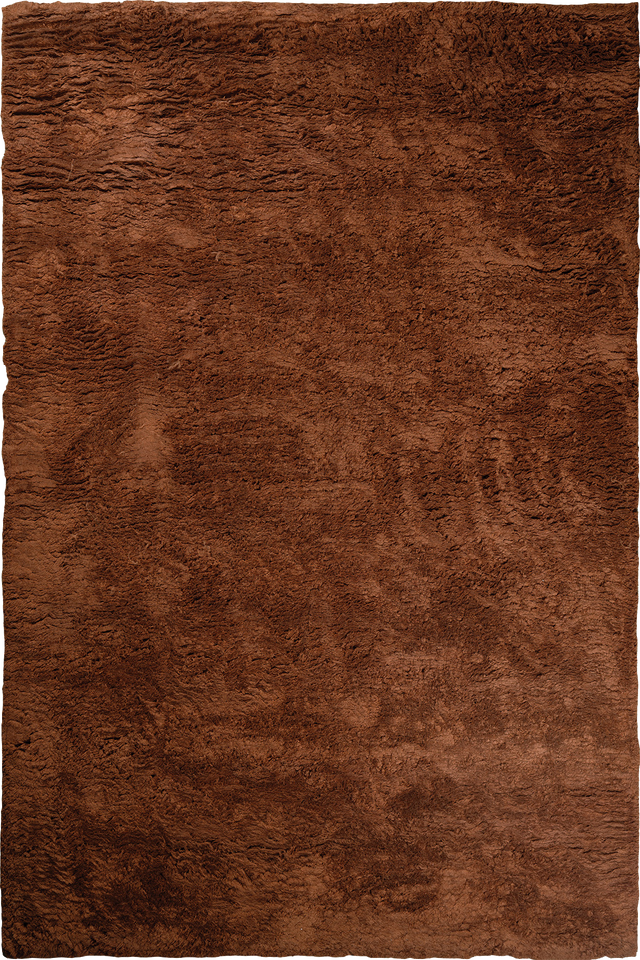 Handloom Cashmere Blend High Pile Russet rug