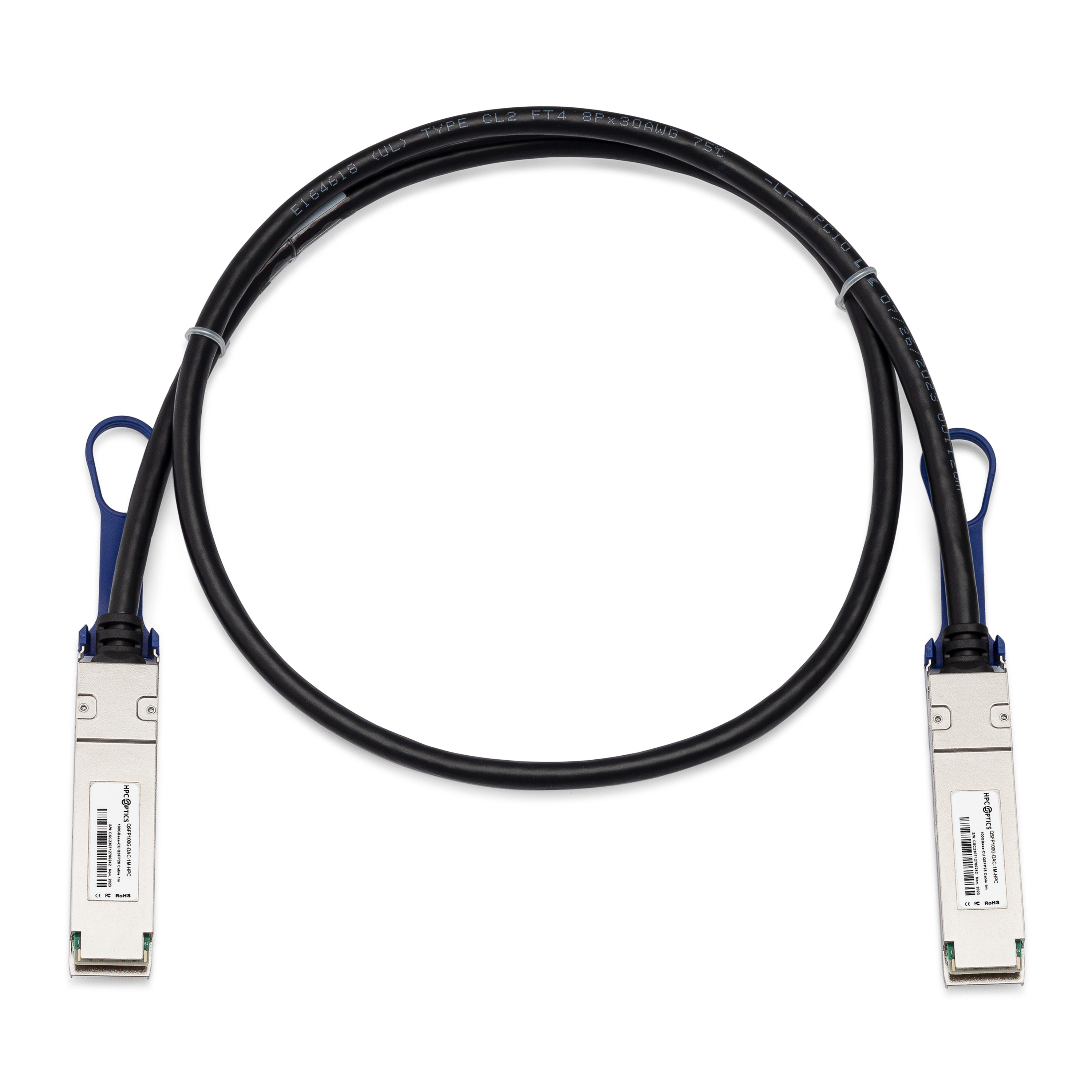 Edgecore Compatible ET7402-DAC-5M QSFP28 100G Twinax Cable