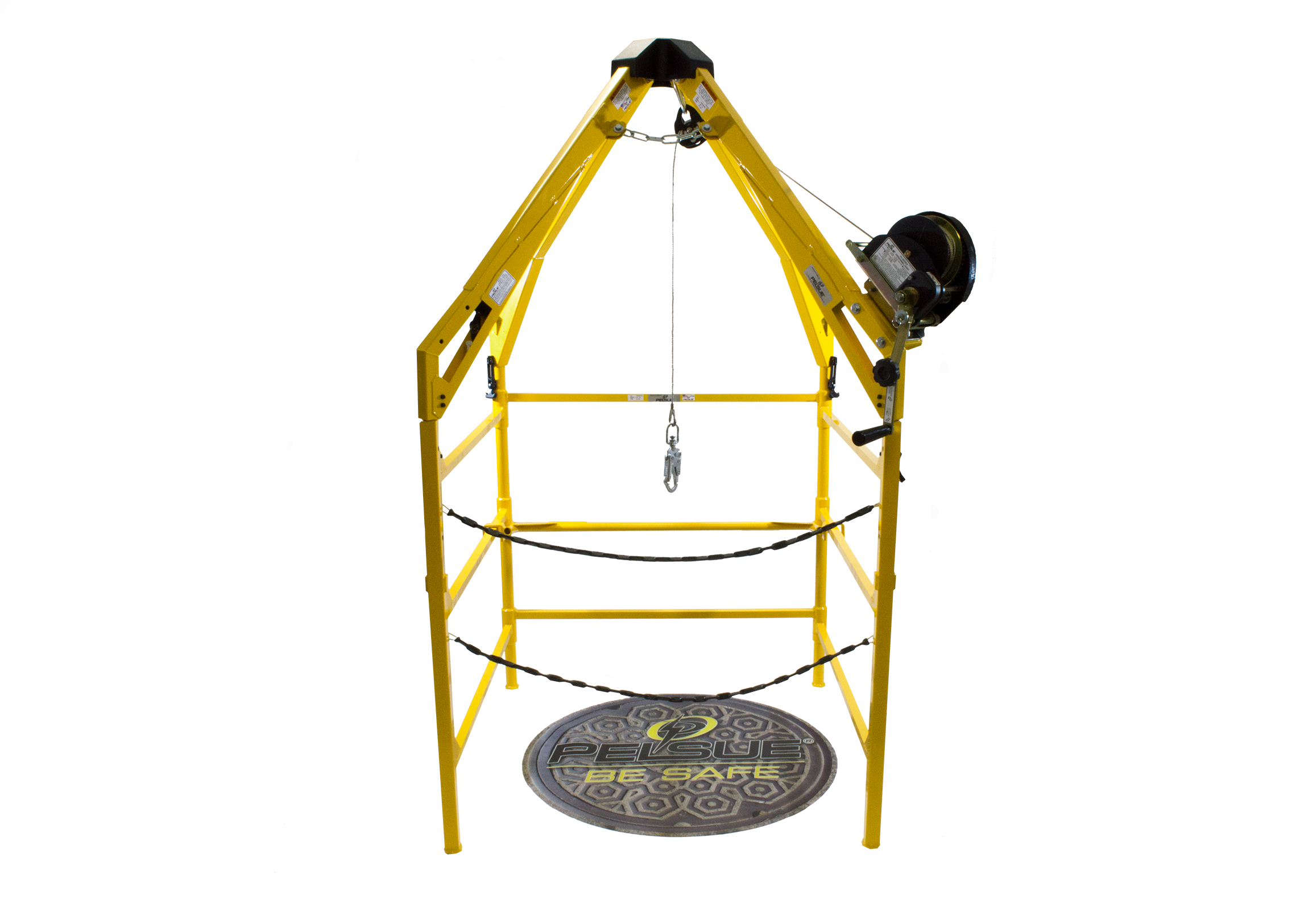 Pelsue Hitch-Mounted Davit Fall Protection System