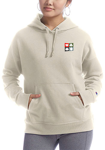 Champion Ladies PowerBlend Relaxed Hooded Sweatshirt | S760 - Discountmugs