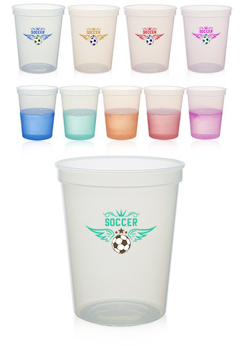 Custom Plastic Cups - Personalized Plastic Stadium Cups | DiscountMugs