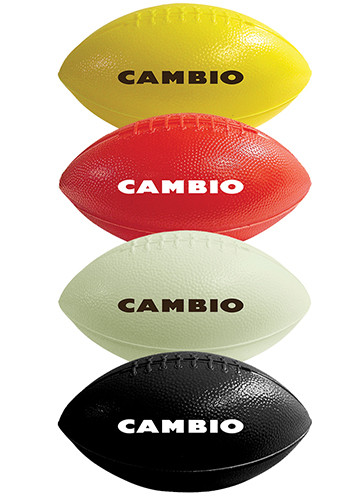 6 in Mini Plastic Footballs | GBFOOT6 - Discountmugs