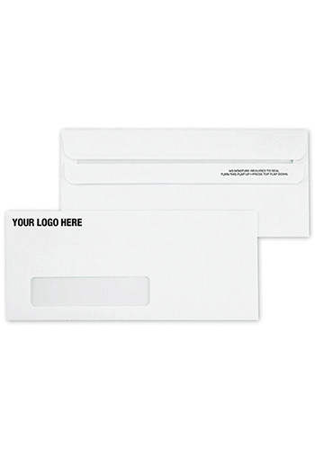 Single Window Envelope with Self Seal Flaps | DFS7631 - Discountmugs