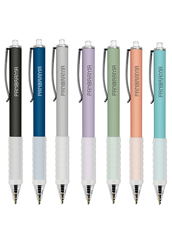 Soft Touch Rubberized Hybrid Ink Gel Pen with Grip | LQ4670BI ...