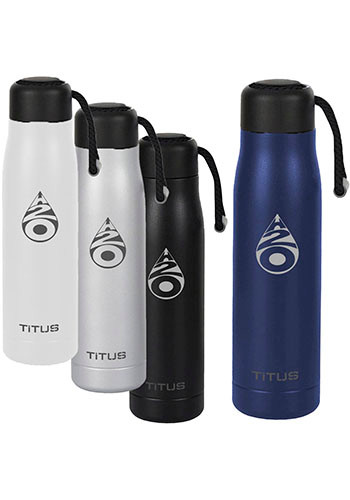 Premium 17 oz TiTUS® Stainless Water Bottle | IDTM17SID - Discountmugs
