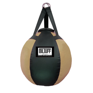 BilTuff 70lb Wrecking Ball Black // Tan | Pro Boxing Shop
