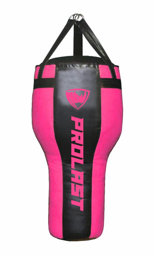 Prolast Angle Uppercut Heavy Bag Black // Pink | Pro Boxing Shop