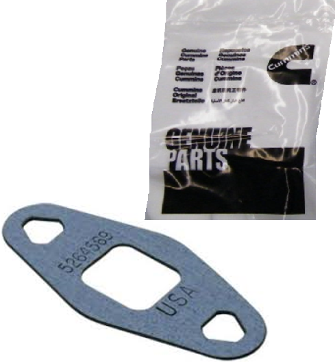 Cummins 5264569 Turbo Oil Drain Gasket – OEM for Ram 5.9L (1989–2002 ...