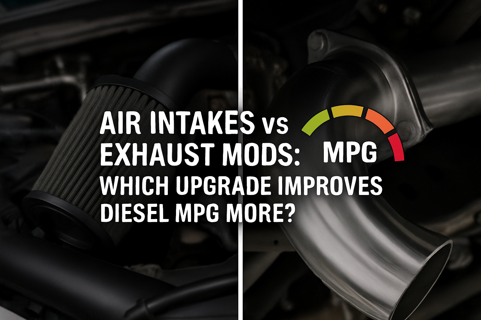 Air Intakes vs Exhaust Mods: Which Upgrade Improves Diesel MPG More ...