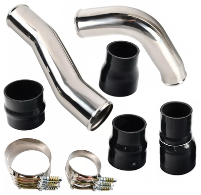 CPP DIESEL POLISHED BOOST TUBE KIT FOR 2010-2012 DODGE RAM WITH CUMMINS ...